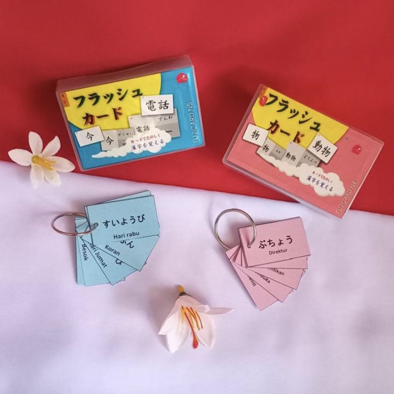Jual FUJICARD Flashcard Kanji JLPT/JFT A2 Bahasa Jepang Kanji N5 dan N4 500 Huruf | Shopee Indonesia