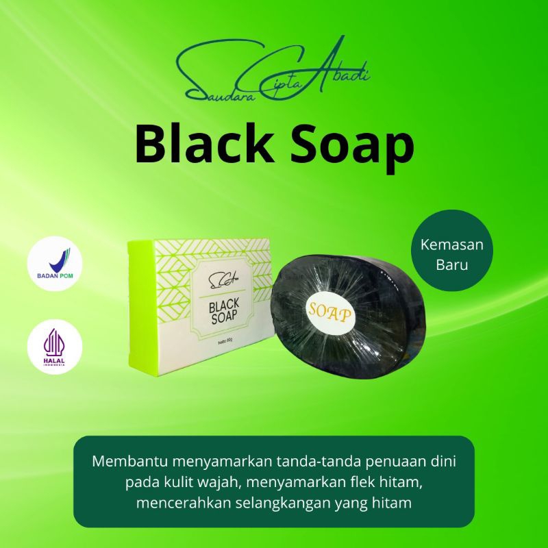 Jual SCA - Black Soap, Sabun Pencerah Noda Hitam Bekas Jerawat ...