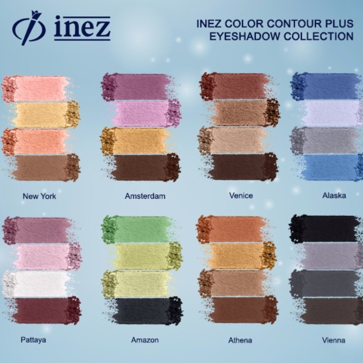 Jual Inez Cosmetics Eyeshadow Collection | Shopee Indonesia