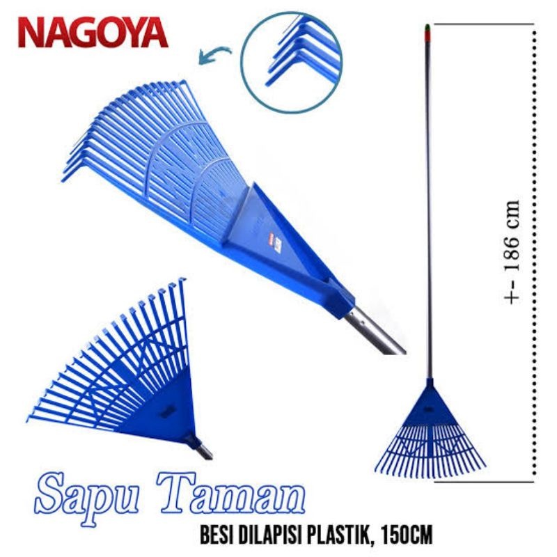 Jual Sapu Taman Garuk Daun Besar Nagoya Sampah Halaman Tinggi 186cm ...