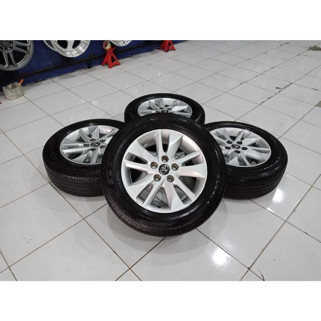 Jual PAKETAN VELG OEM / ORIGINAL MOBIL INOVA REBORN R16 BAN 205 65 R16 ...