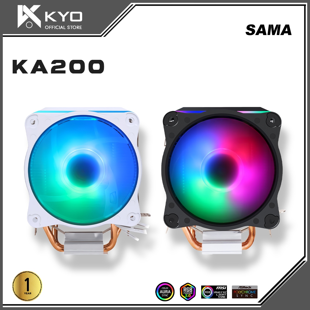 Jual KYO Sama KA200 Cpu Cooler RGB Fan Processor Hsf Cooler RGB KA200D ...