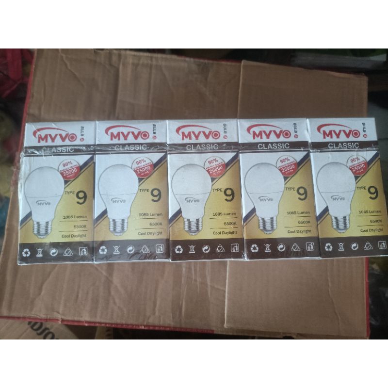 Jual lampu led myvo 9watt isi 10pcs | Shopee Indonesia