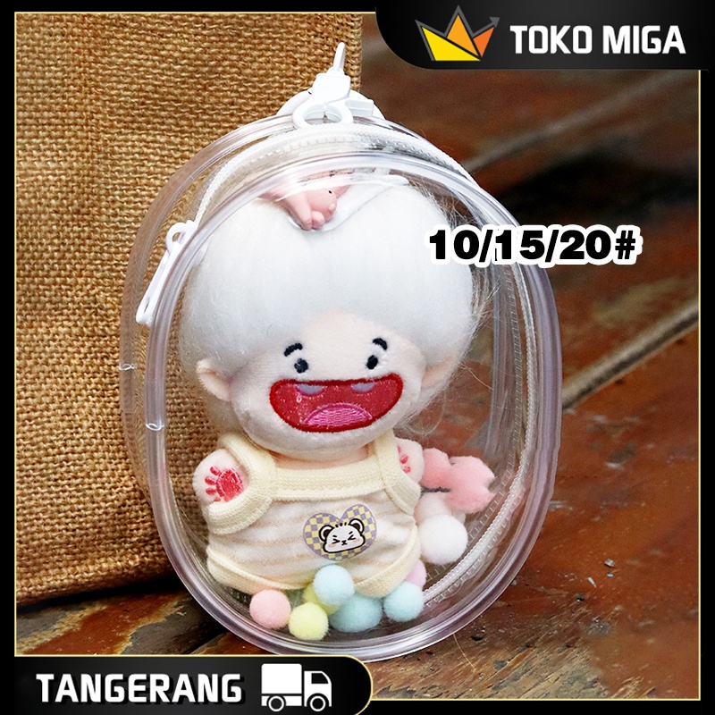 Jual Pouch PVC Doll 10cm 15cm 20cm PVC Pouch Labubu Popmart Transparan ...