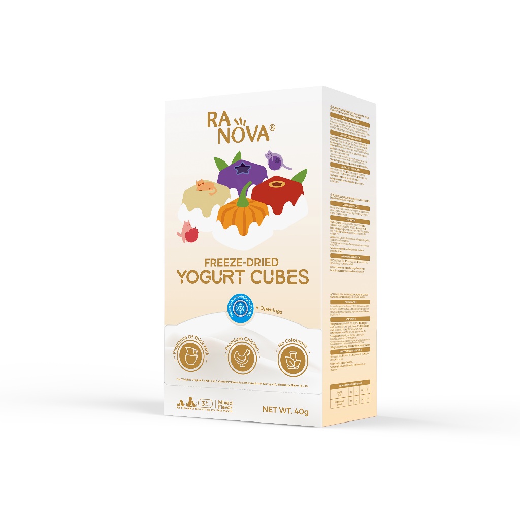 Jual Freeze Dried Yogurt Cubes RANOVA Mixed Flavor 40g | Shopee Indonesia