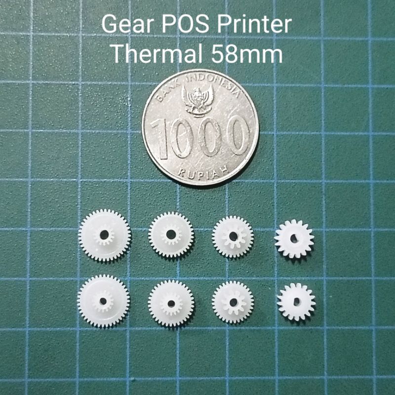 Jual 1 set 4 pcs Gear POS Printer Thermal 58mm | Shopee Indonesia