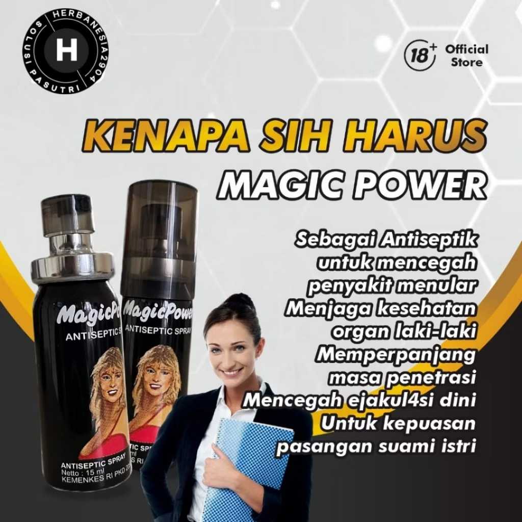 Jual Magic Power Spray Obat Kuat Tahan Lama Pria Semprot | Shopee Indonesia