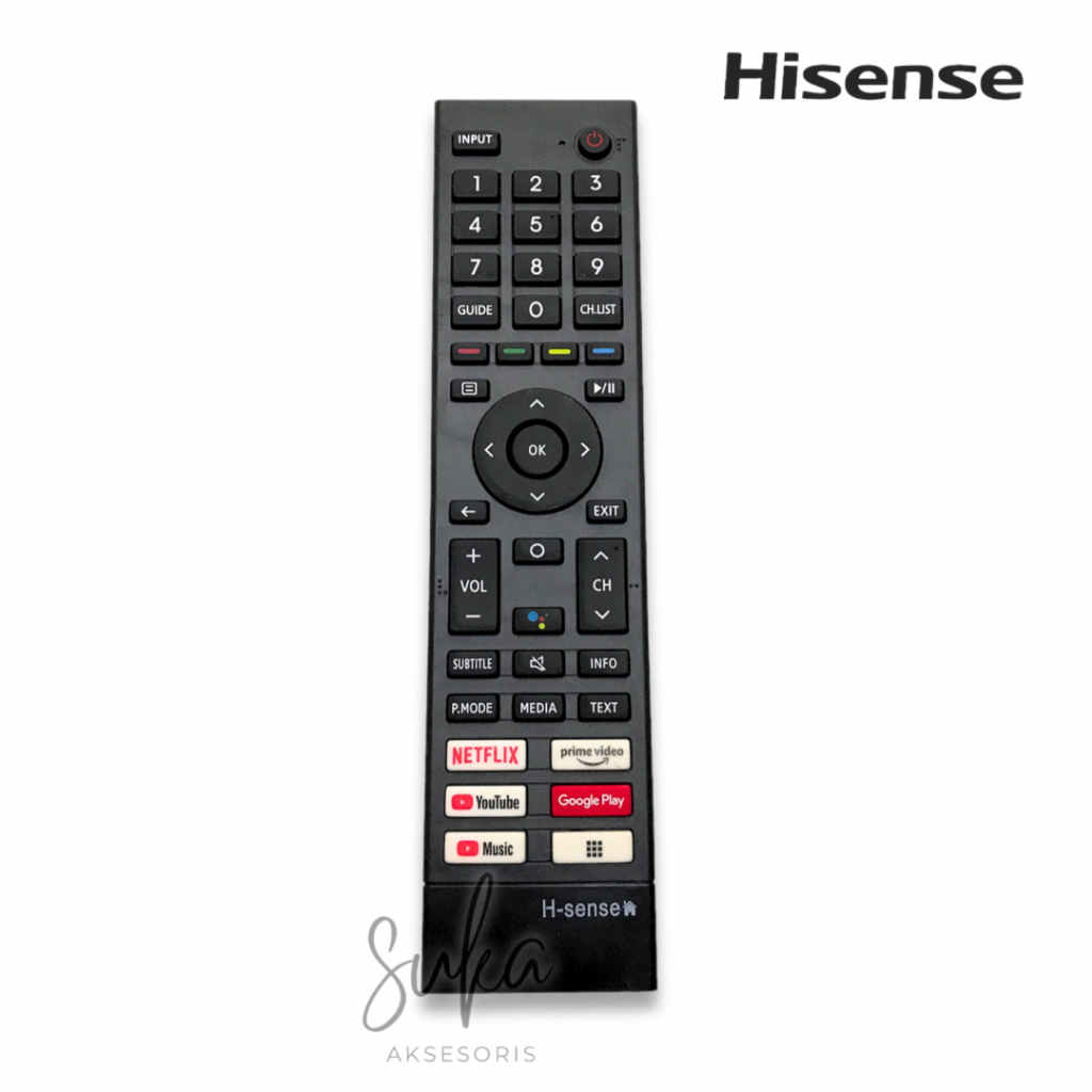 Jual Remote TV Hisense Smart TV UHD 4K / Remot Hisense Android Smart TV ...
