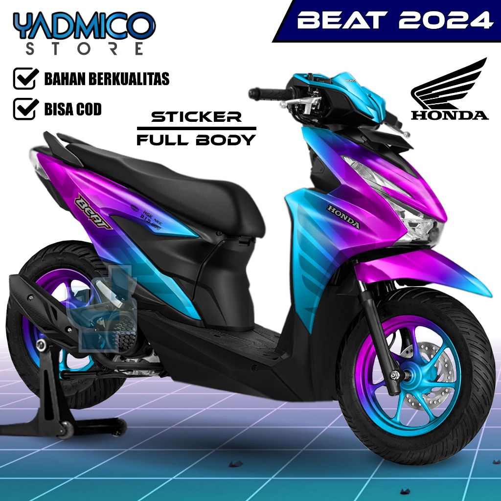 Jual 【PROMO】 Decal Beat 2024 Full Body / Stiker Motor Beat 2024 ...