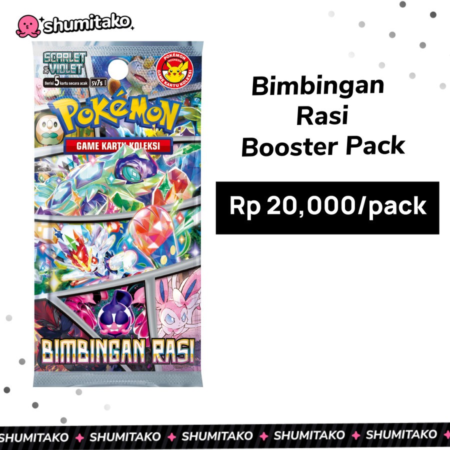 Jual Pokemon TCG Indonesia SV7s Bimbingan Rasi Booster Pack | Shopee Indonesia