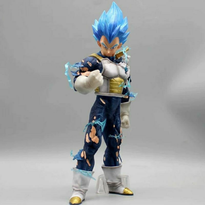 Jual Super Saiyan Vegeta Blue Action Figure Dragon Ball Large Size ...