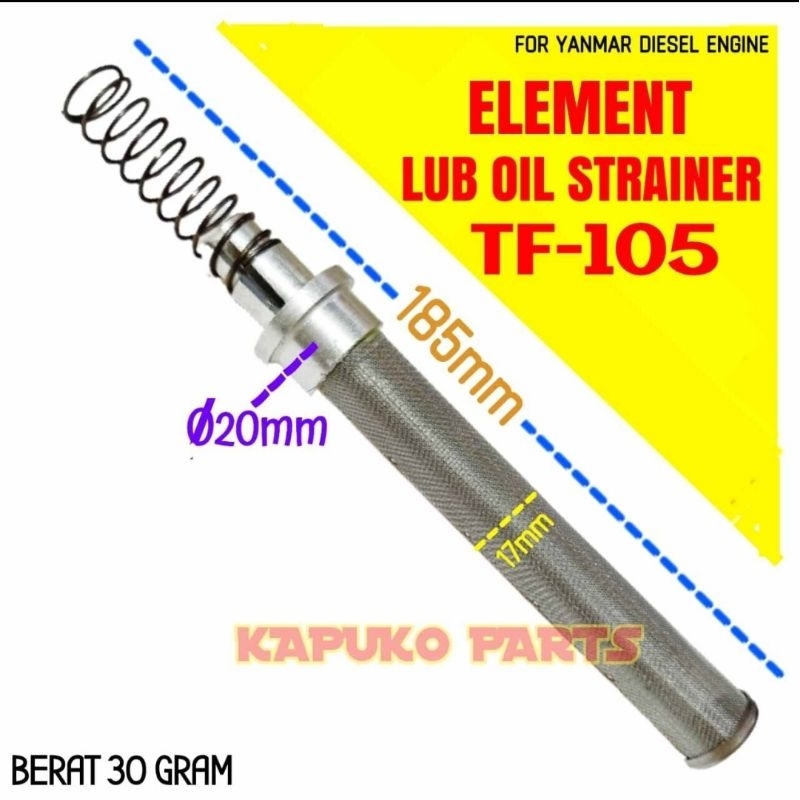 Jual TF105 FILTER OLI UNTUK MESIN DIESEL YANMAR 10.5PK | Shopee Indonesia