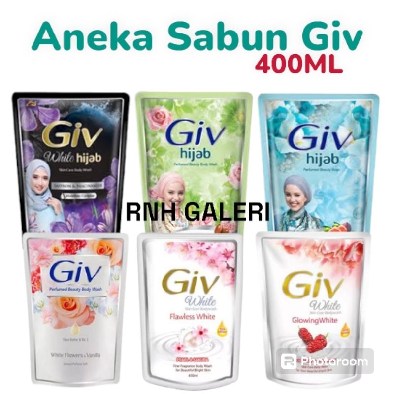 Jual SABUN CAIR GIV HIJAB 400ML - RANDOM/REQUEST | Shopee Indonesia