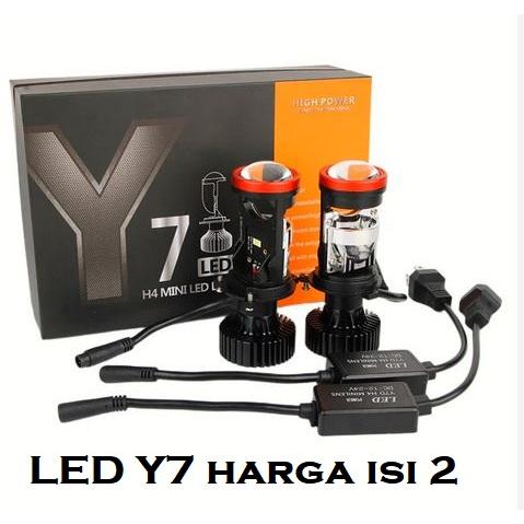 Jual Lampu LED Y7D H4 Y7 mini projector biled H4 kaki 3 mobil motor ...