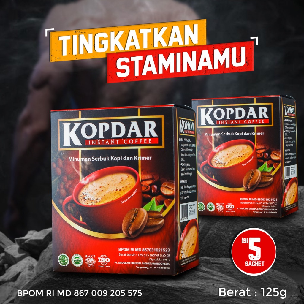 Jual Kopi Instan KOPDAR 1 Box | Coffe Kopdar | Shopee Indonesia