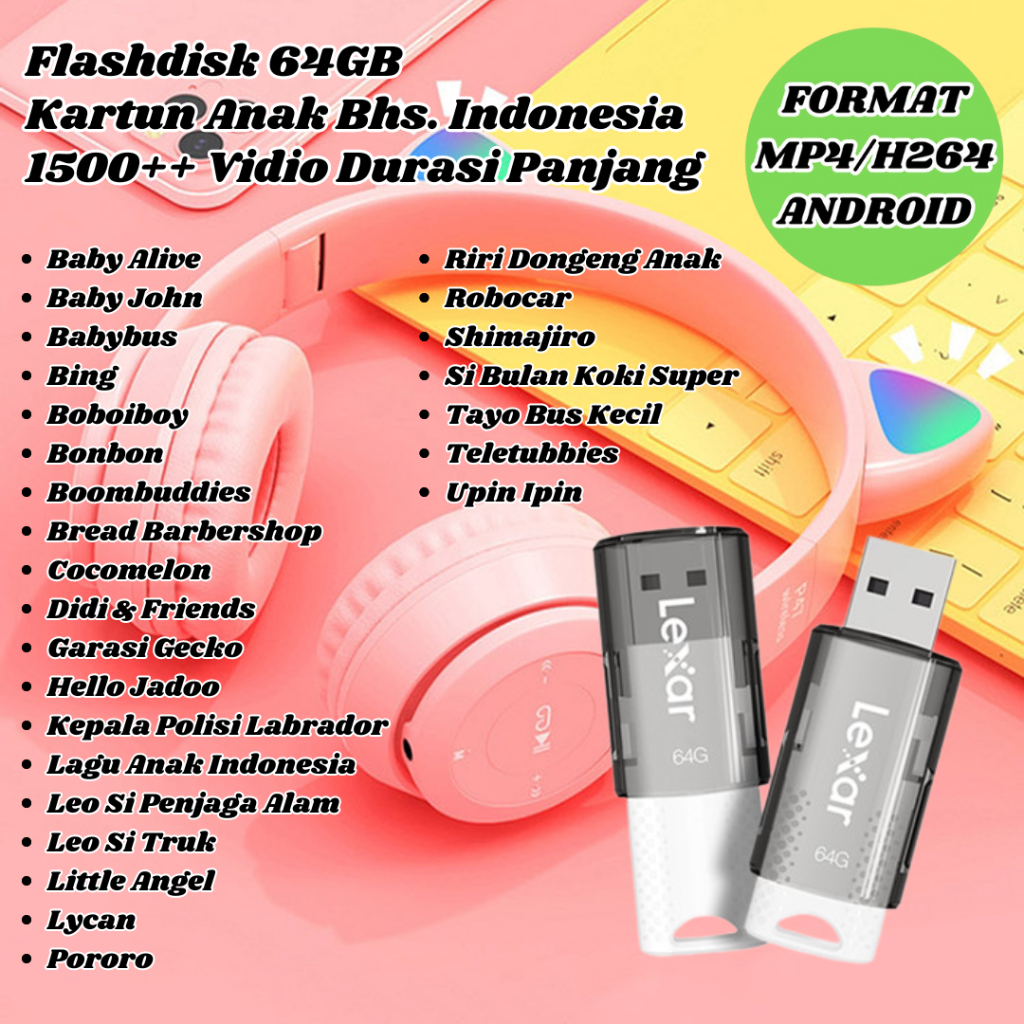 Jual Flashdisk 64GB Lexar Untuk Tv Hp Tablet Dll | Shopee Indonesia