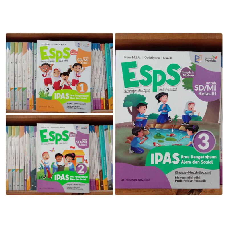 Jual BUKU ESPS IPAS SD/MI KELAS 1, 2, DAN 3. KURIKULUM MERDEKA | Shopee Indonesia