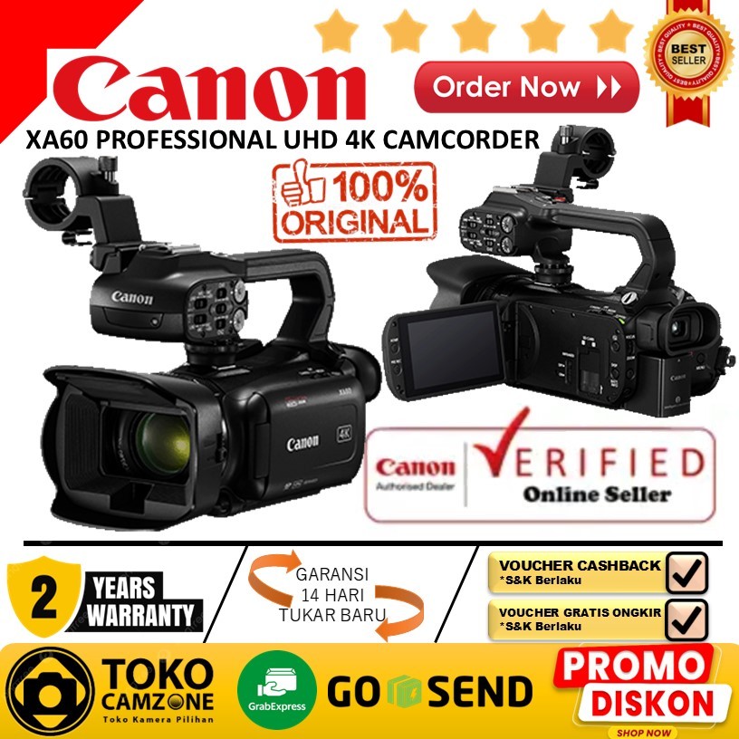 Jual CANON XA60 Professional UHD 4K Camcorder - GARANSI RESMI | Shopee Indonesia