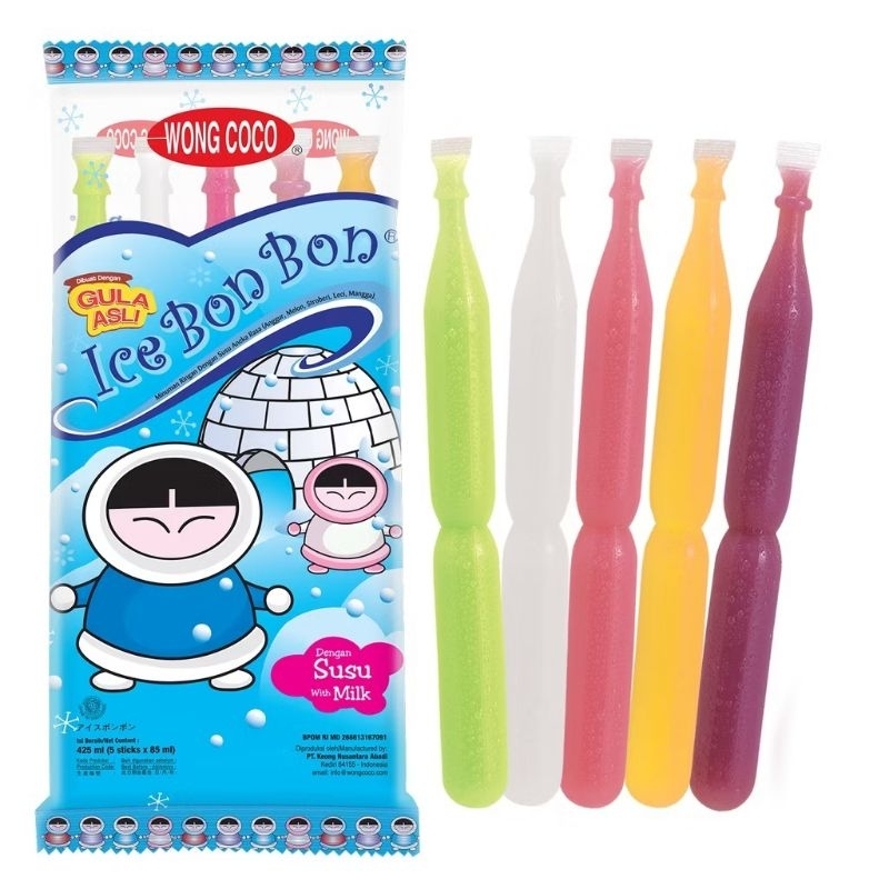Jual Wong Coco Ice Bon Bon Stick Pack isi 5 | Shopee Indonesia