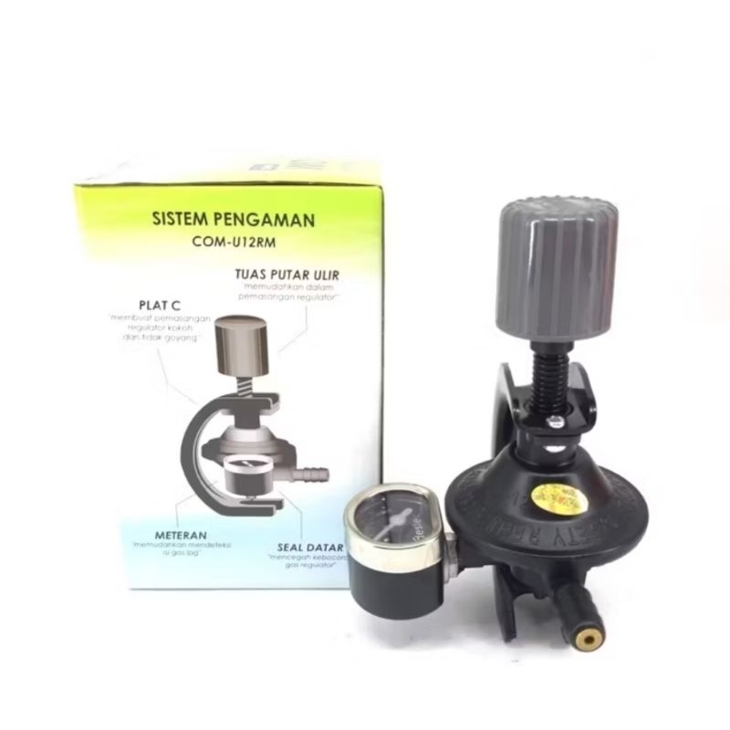 Jual KEPALA REGULATOR GAS DESTEC METERAN GAS COM 201M | Shopee Indonesia