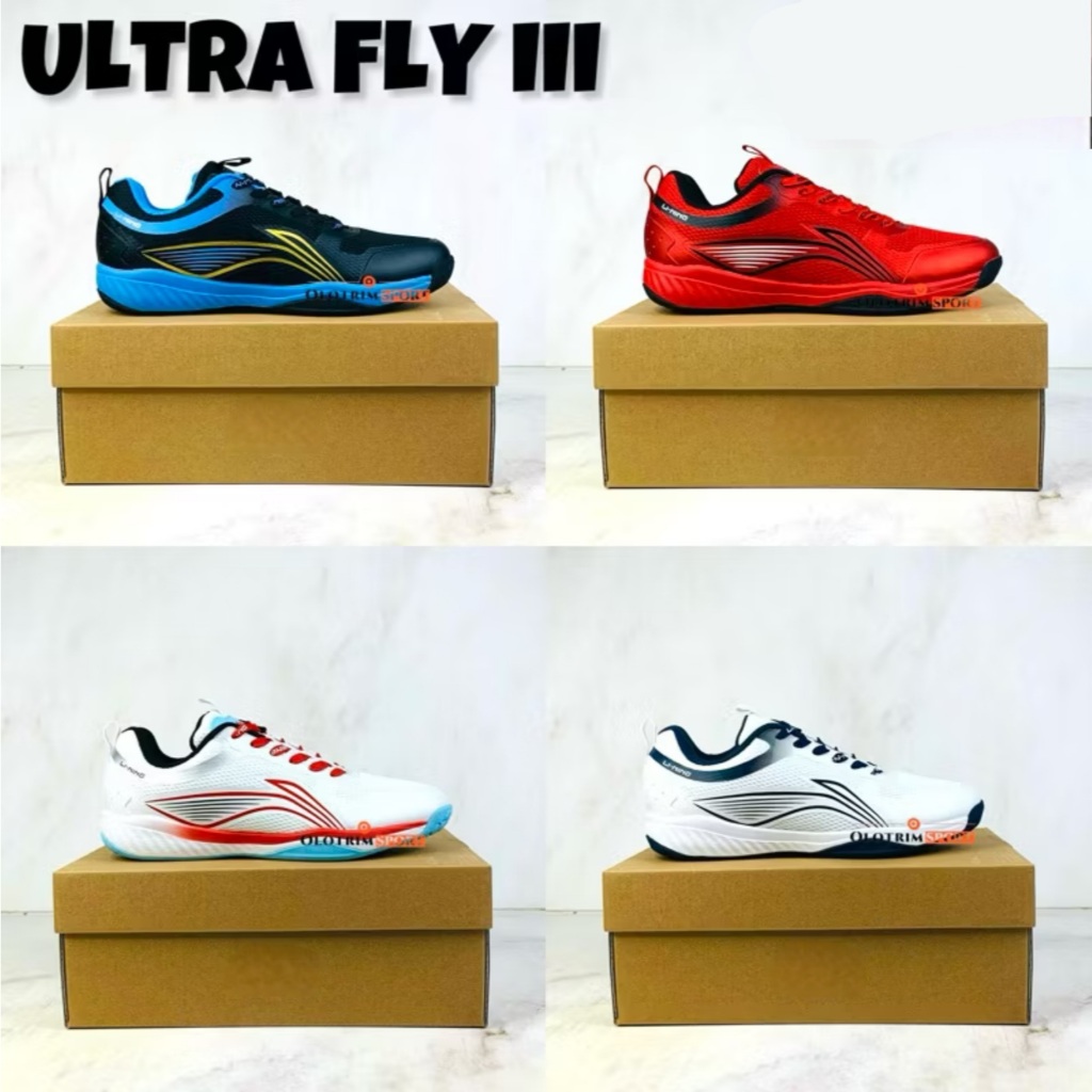 Jual Sepatu Badminton LINING ULTRA FLY IIi 3 UltraFly Original | Shopee ...
