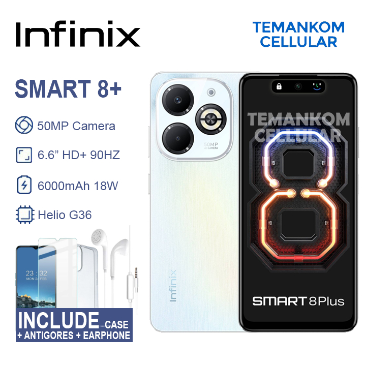 Jual Infinix Smart 8 PLUS RAM 8GB 4+4GB Extend RAM Smart 8+ 4/128 4GB ...