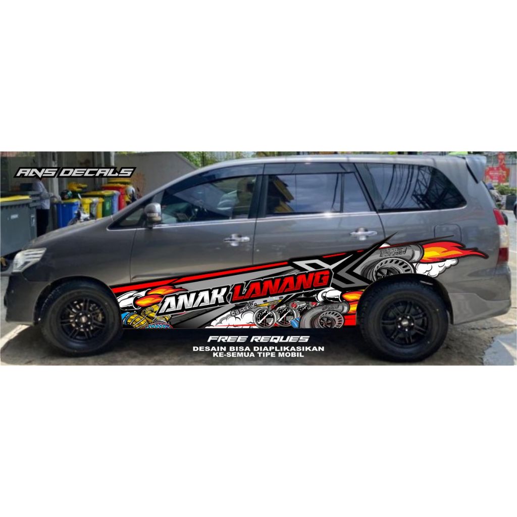 Jual DECAL MOBIL INOVA 2KD BARONG STIKER INOVA REBON DECAL STIKER MOBIL ...