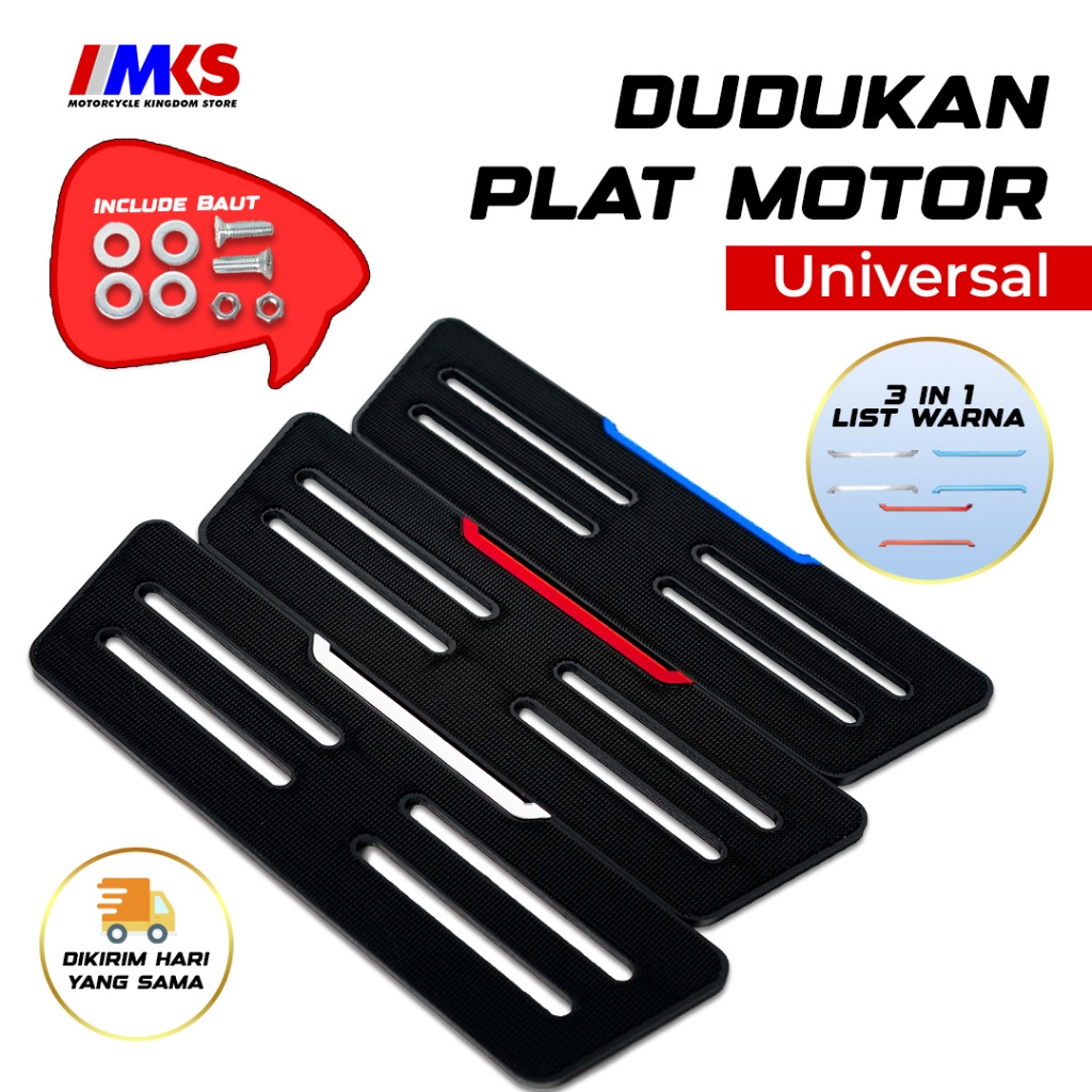 Jual DUDUKAN PLAT MOTOR 3-IN-1 TEMPAT DUDUKAN PLAT NOMOR MOTOR ...
