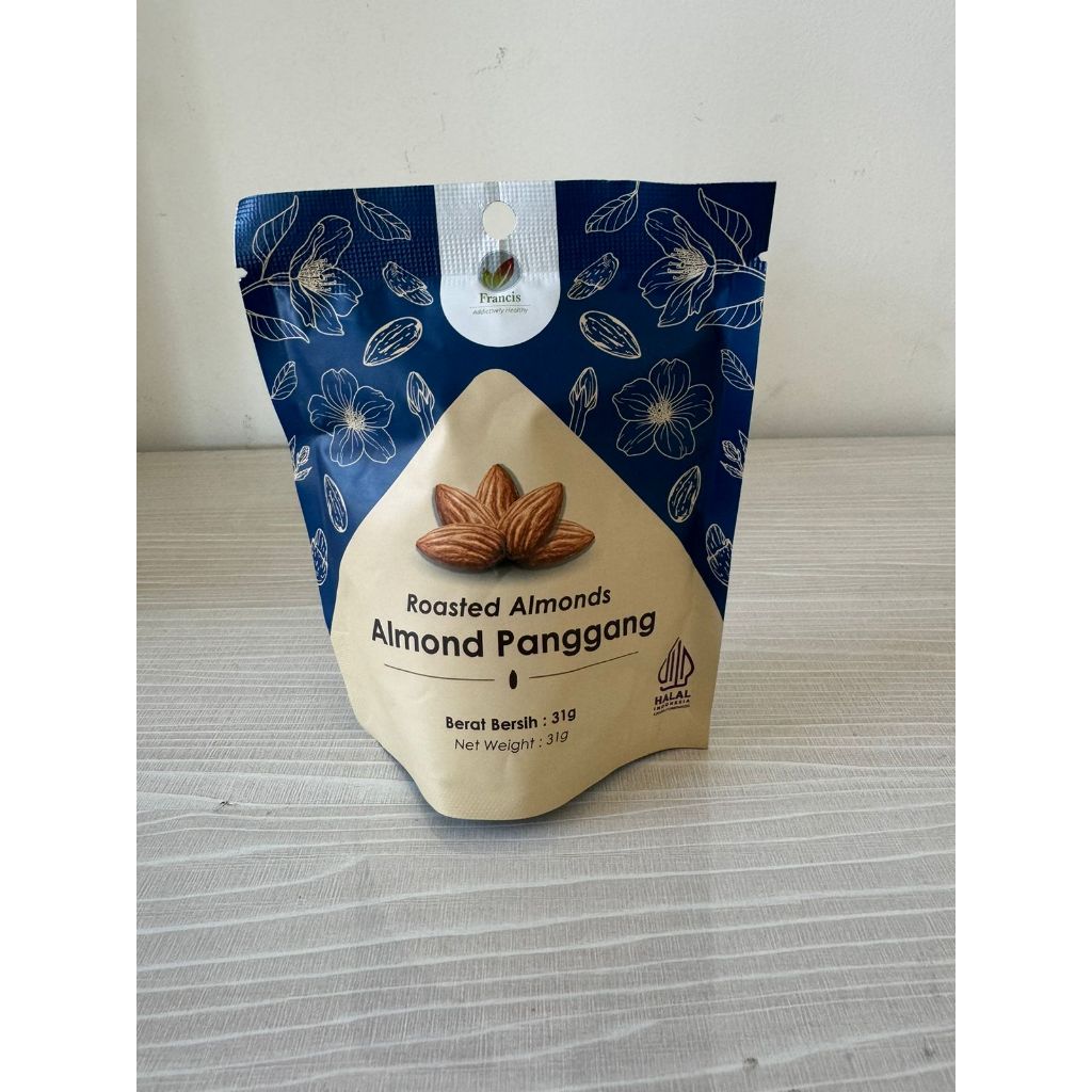 Jual Almond Panggang Francis Organic 31 G | Shopee Indonesia