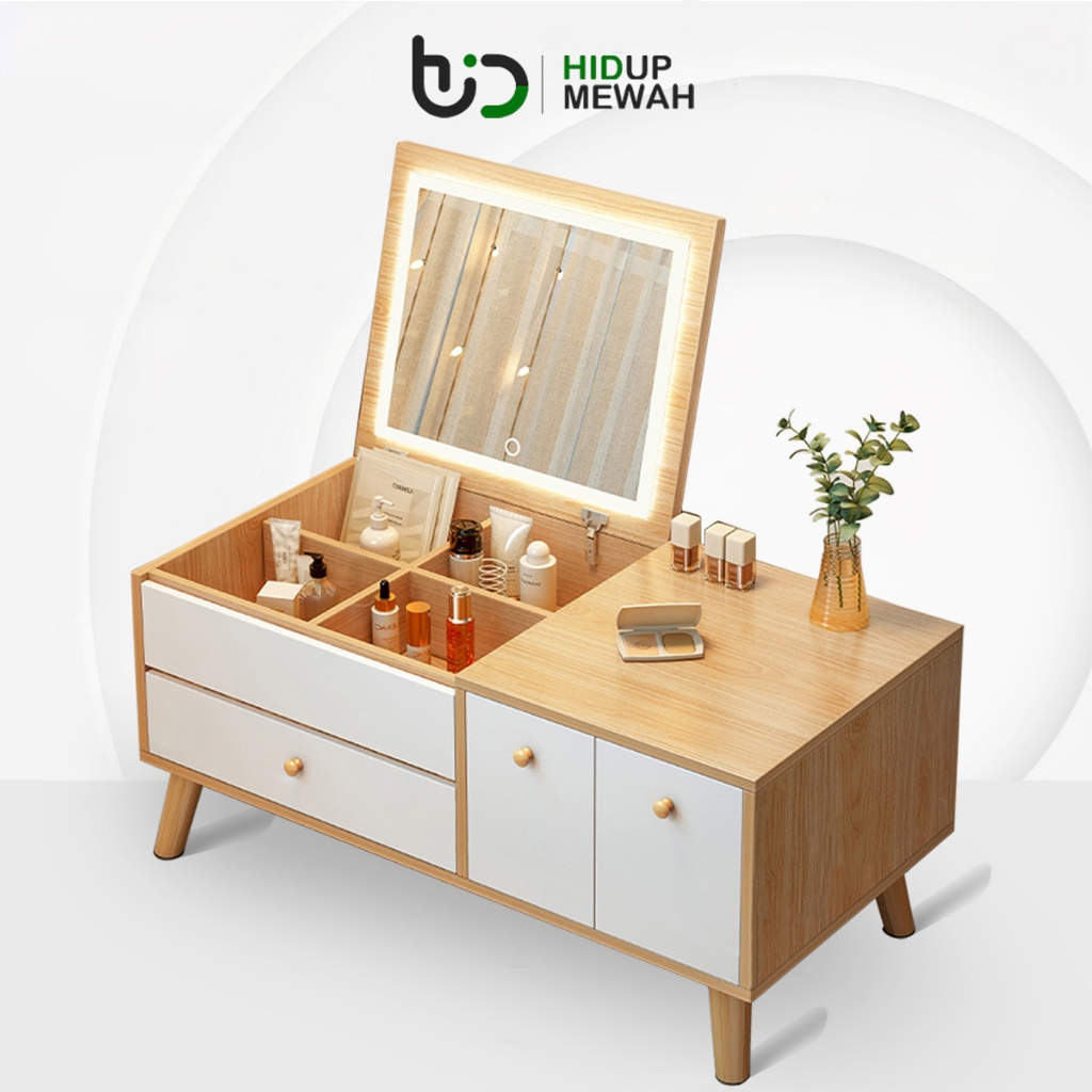 Jual Meja Rias Lampu Minimalis/Meja Rias Led/ Meja Rias Minimalis / LED ...