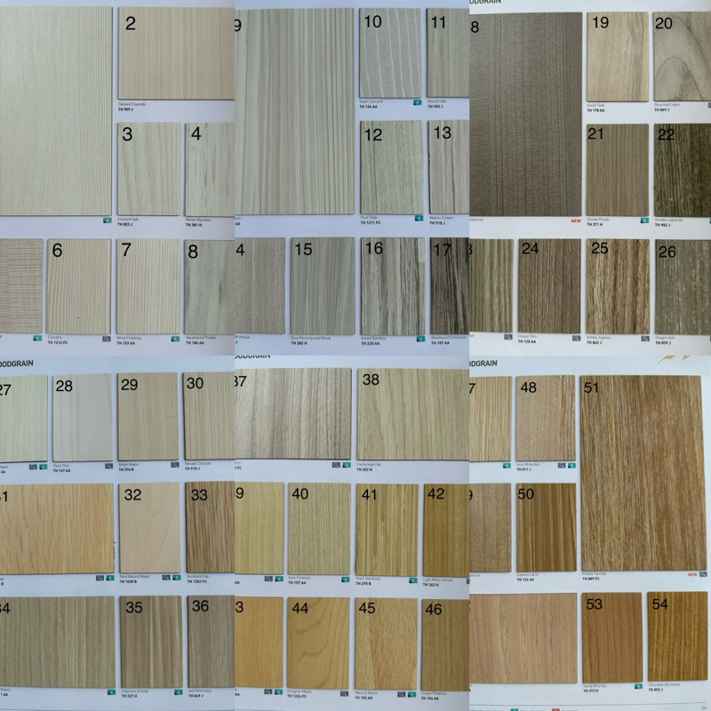 Jual Material interior Sample Contoh HPL TACO LIGHT WOOD KAYU TERANG ...