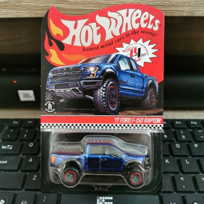 Jual Hotwheels RLC 17 Ford F-150 Raptor Biru Special Colour Red Line ...