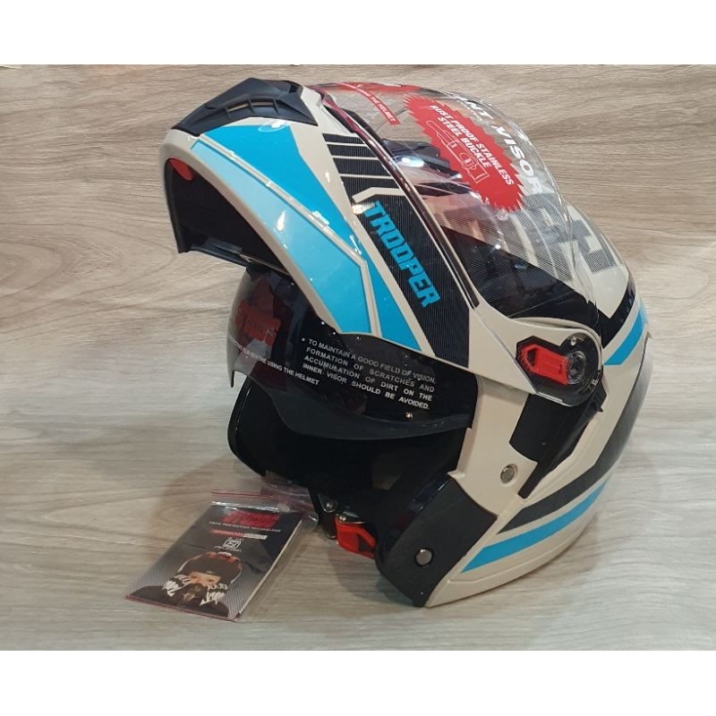 Jual HELM STUDDS TROOPER MODULAR FLIP UP. | Shopee Indonesia
