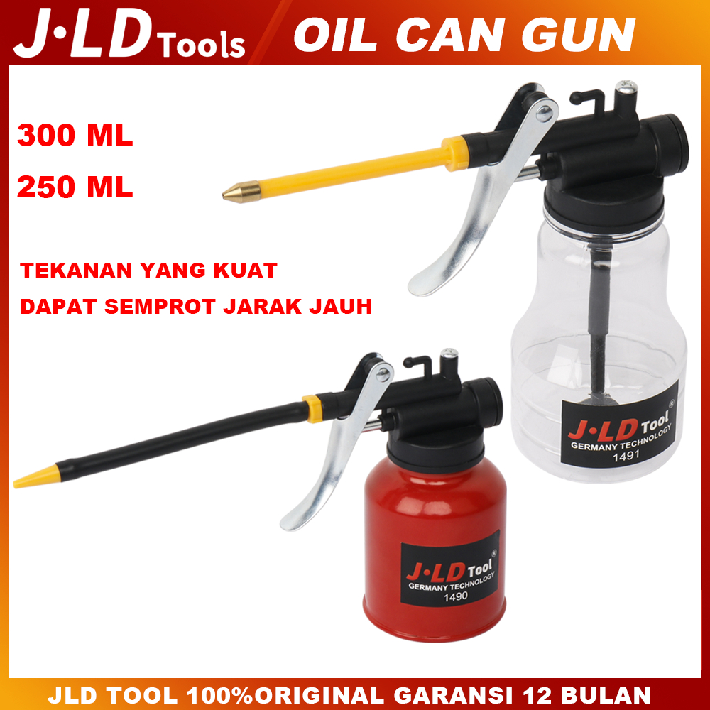 Jual JLD Oil can gun 250ml 300ml kaleng oli botol semprot minyak oli ...