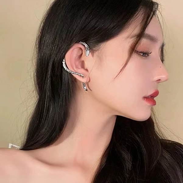 Jual COD Anting Gantung Bentuk Ular Warna Silver Anting Pasangan Gaya ...