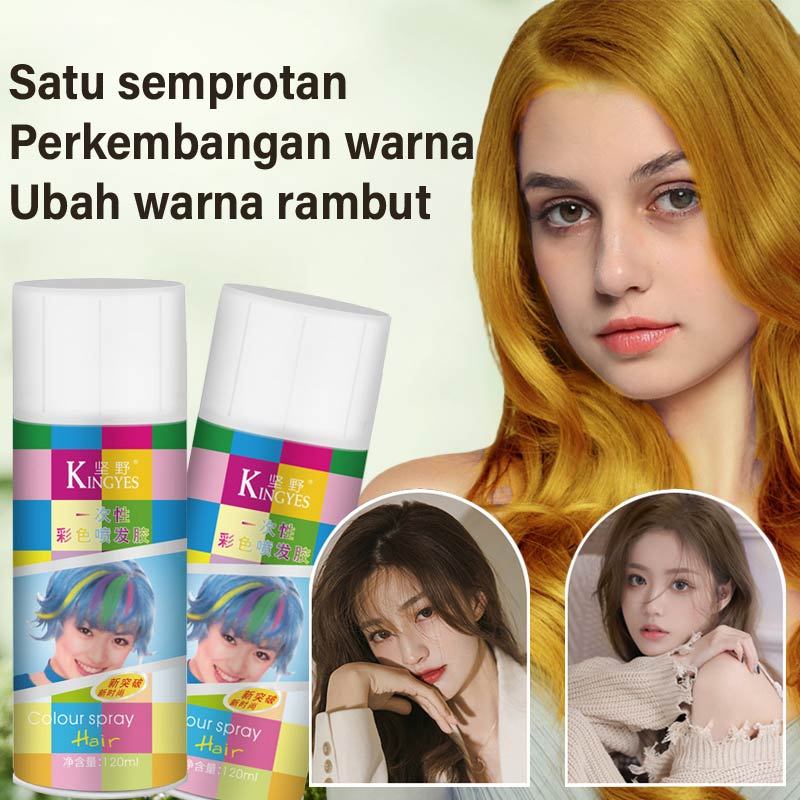 Jual Semprotan pewarna rambut sekali pakai semprotan pewarna rambut ...
