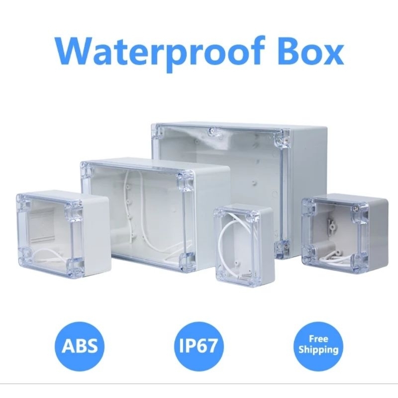 Jual Panel Box Listrik waterproof with seal Transparant kotak junction ...