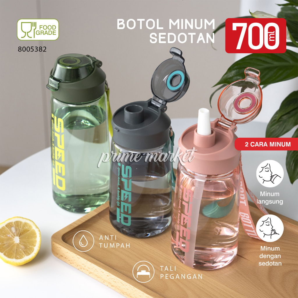 Jual Botol Minum Sedotan 700ml Botol Air Minum Botol Minum Aesthetic ...