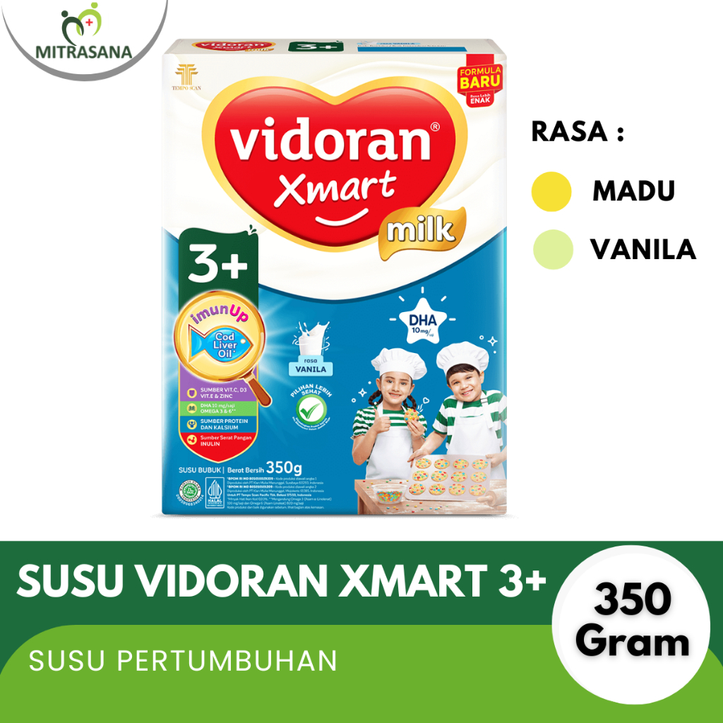 Jual Vidoran Xmart 3+ 700gr Susu Formula Pertumbuhan Anak 3-5 Tahun ...