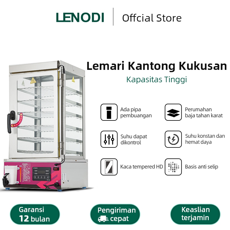 Jual LENODI Mesin Pengukus Roti Kukus Tingkat 5 Sepenuhnya Otomatis ...