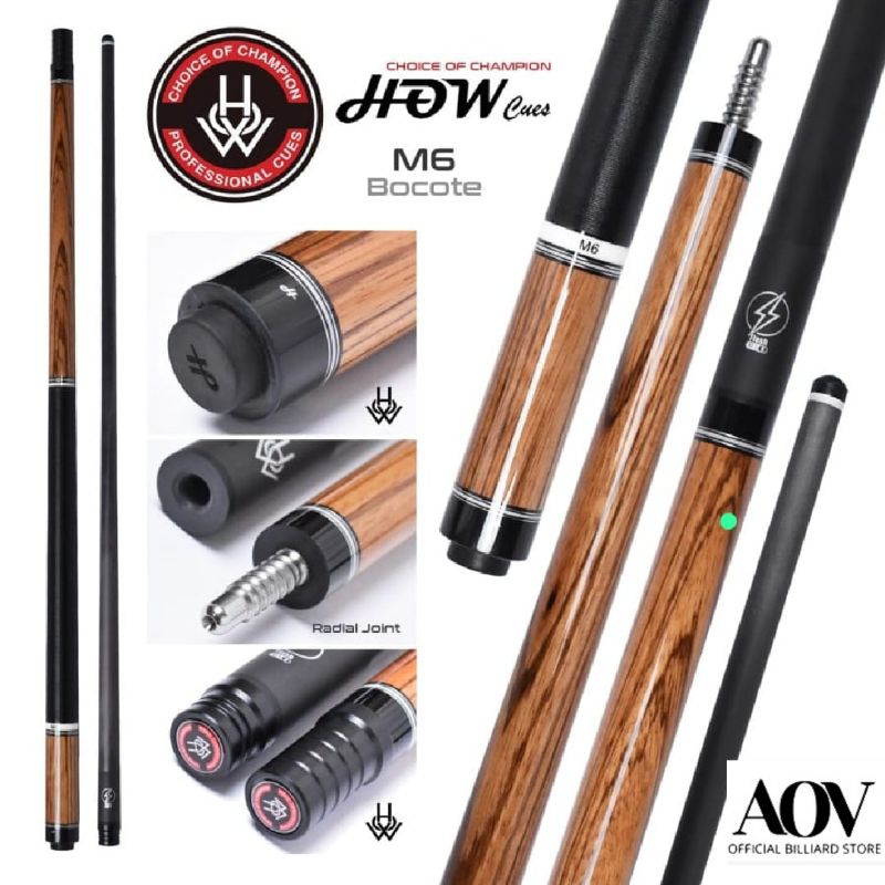 Jual STIK BILLIARD HOW M6 SERIES ORIGINAL- HOW CUES M6 SERIES- LAST STOK! | Shopee Indonesia