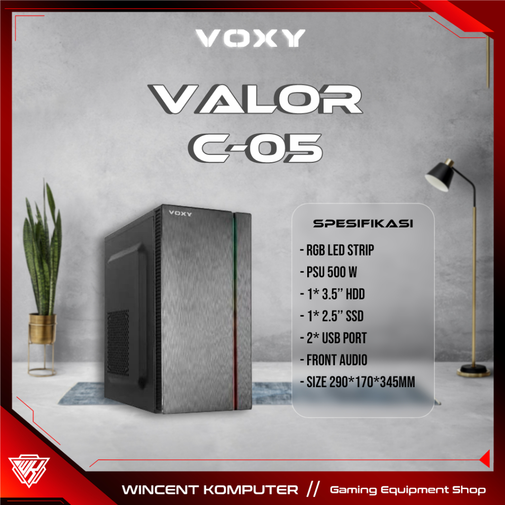 Jual CASING CPU VOXY C05 RGB | Shopee Indonesia