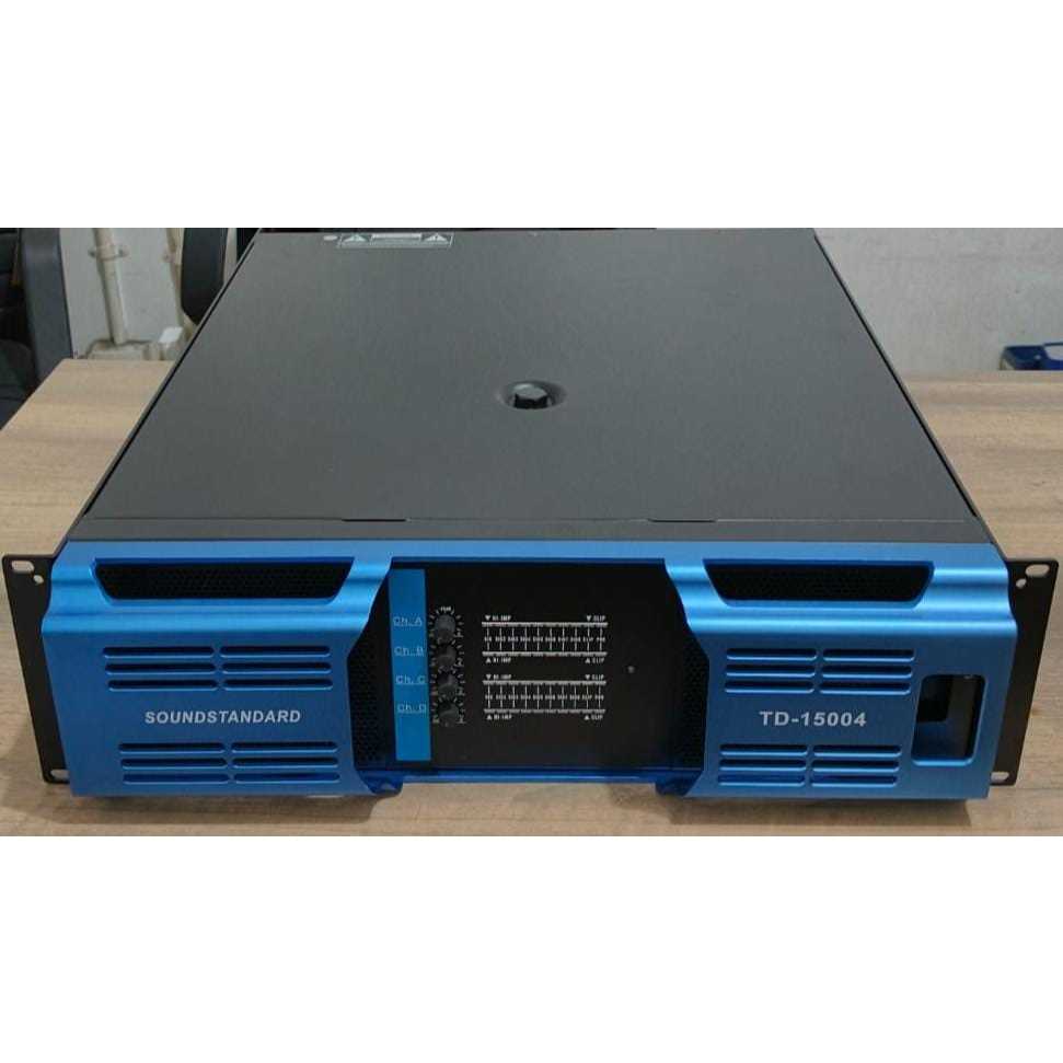 Jual SOUND STANDARD TD 15004 Power Amplifier Soundstandard TD15004 / TD ...
