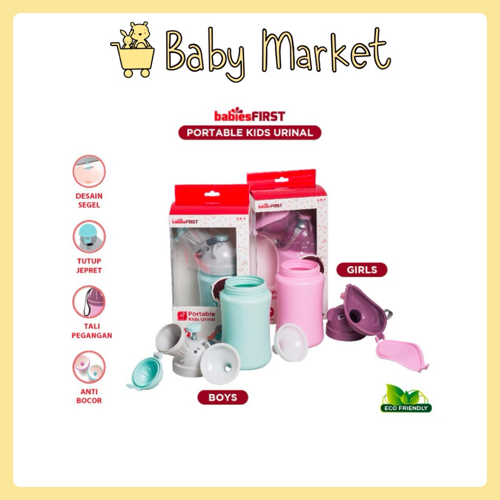 Jual babiesFIRST Portable Kids Urinal / Pispot Travel Portable / Potty ...