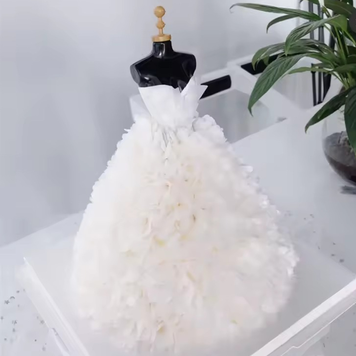 Jual Topper Kue Manekin Patung Boneka Wanita Pajangan Gaun Pernikahan ...