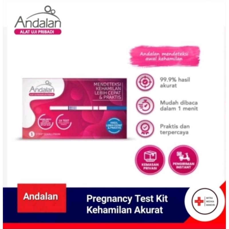 Jual Andalan Pregnancy Test Kit Kehamilan Akurat Tepat Dan Sensitif ...