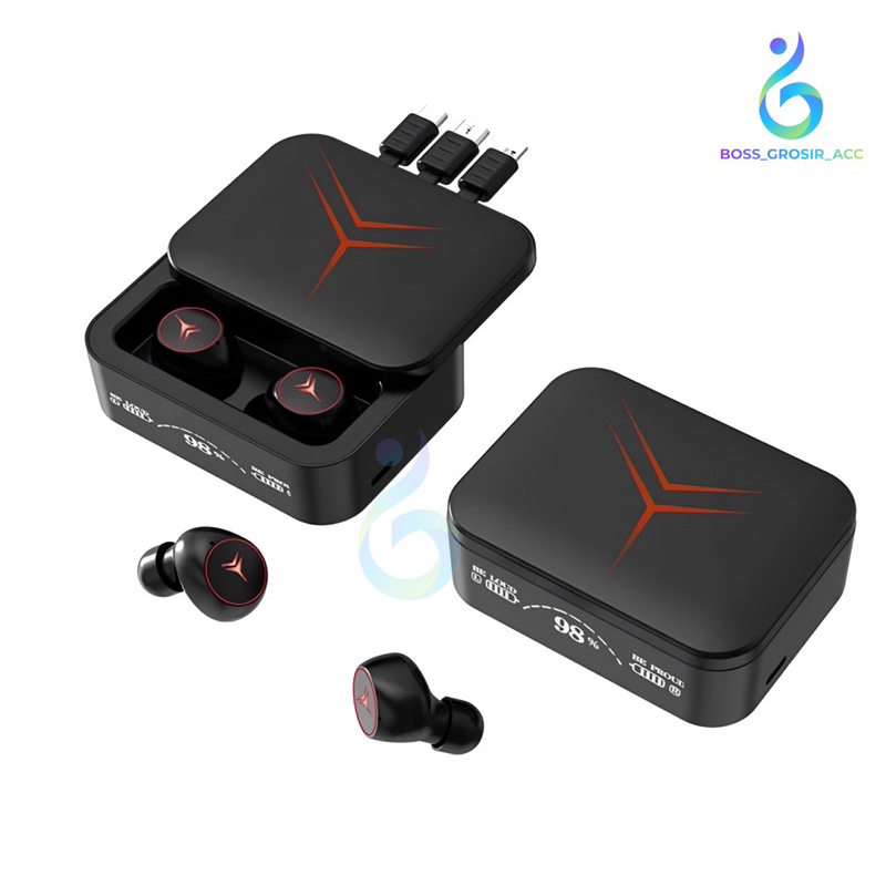 Jual M88 Plus Tws Headset Bluetooth Wireless Gaming Stereo Sound ...