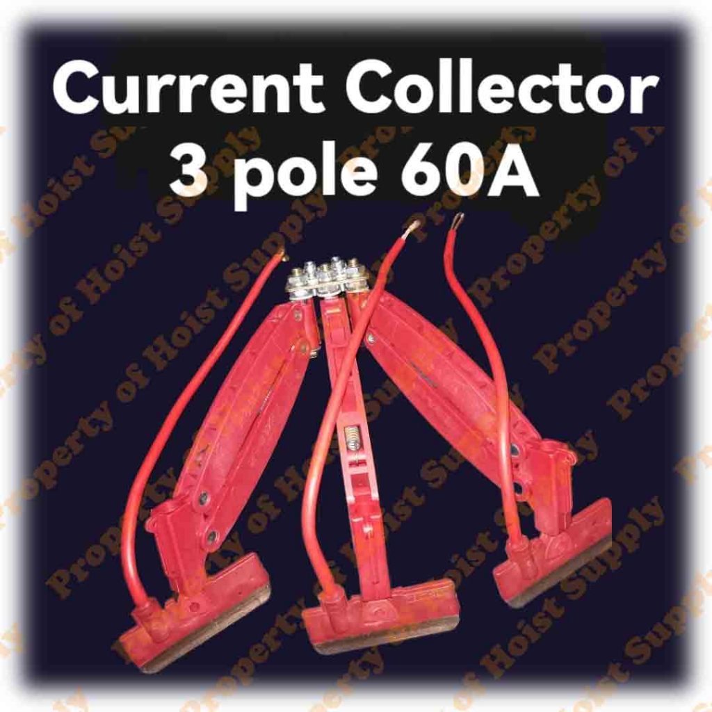 Jual Current Collector 60 Ampere 3 pole for hoist Crane collector shoes ...