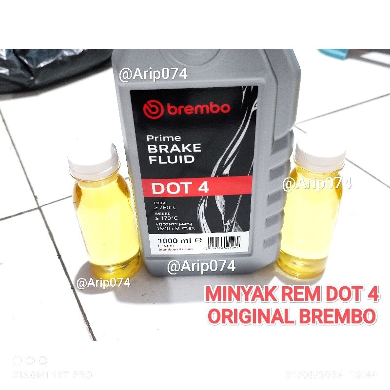 Jual [COD] MINYAK REM DOT 4 ORIGINAL BREMBO MINYAK REM PREMIUM DOT 4 ...