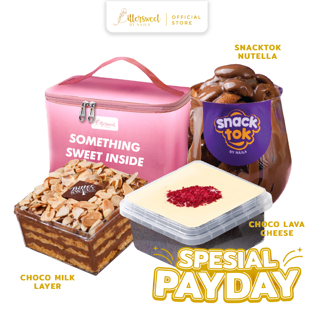 Jual [ Live ] Hampers Pink ( Choco Lava Cheese + Snacktok Full Cookies ...